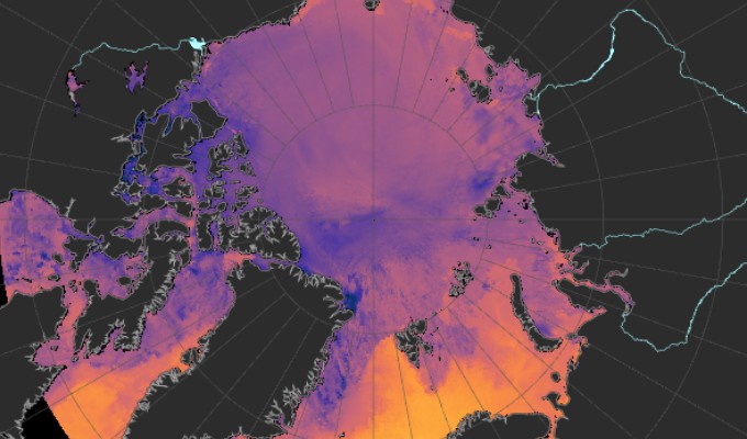 Arctic Ocean - Sea and Ice Surface Temperature | Copernicus Marine Service