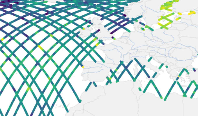 North Atlantic And European Seas Along Track High Resolution L 3 Sea Level Anomalies ...