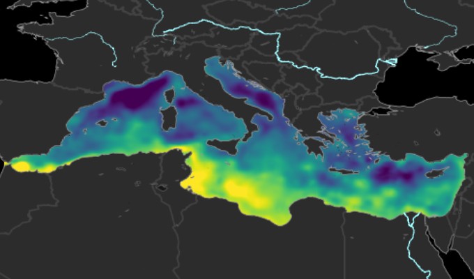 Mediterranean Sea Mean Dynamic Topography | Copernicus Marine Service